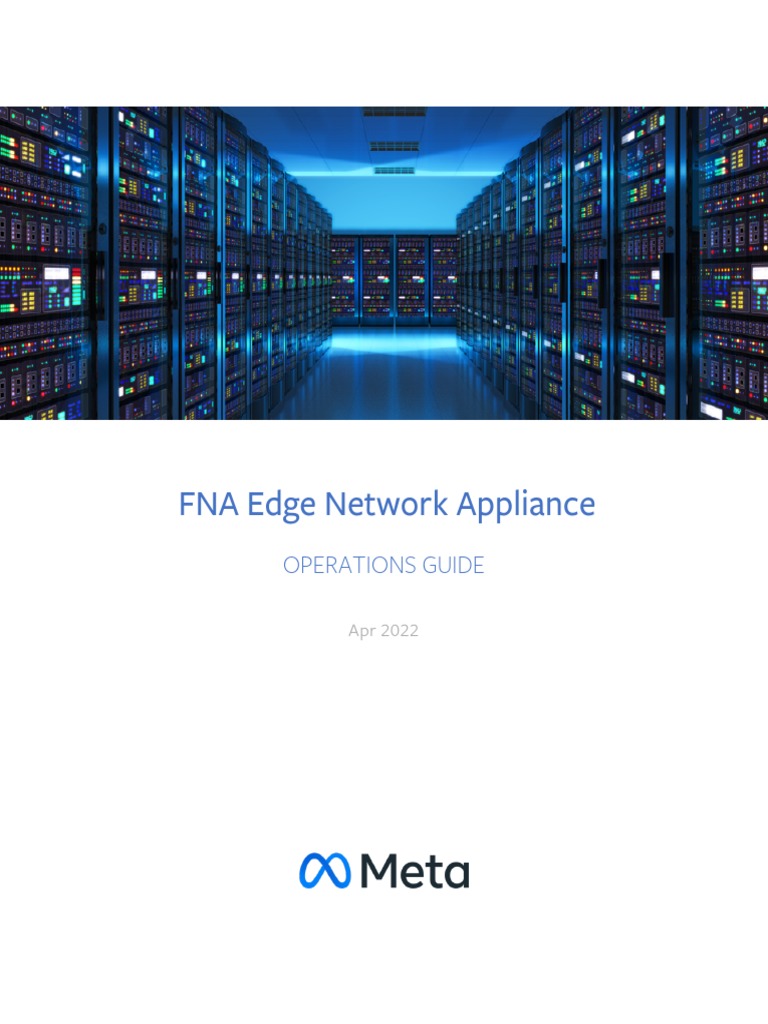 FNA Edge Network Appliance: Operations Guide | PDF | Power Supply | Ip ...