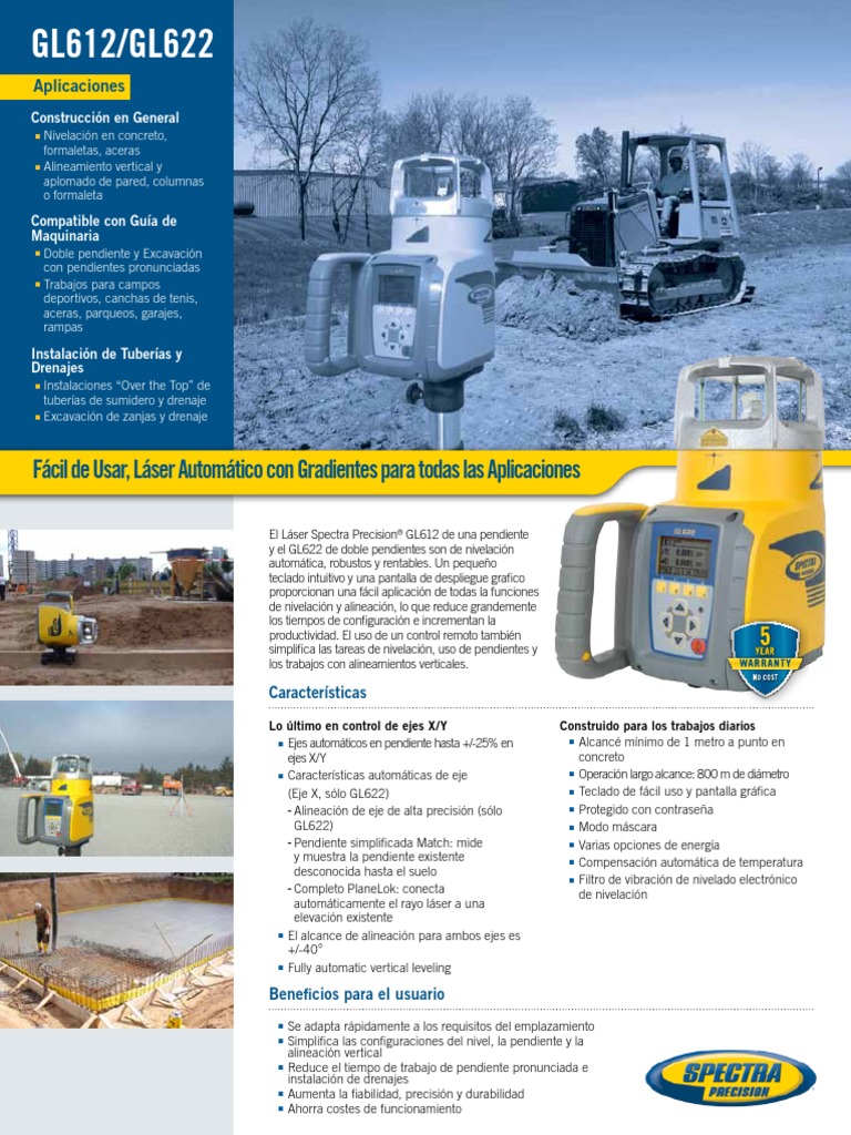GL622N Spectra | PDF | Electricidad | Tecnología de información y ...