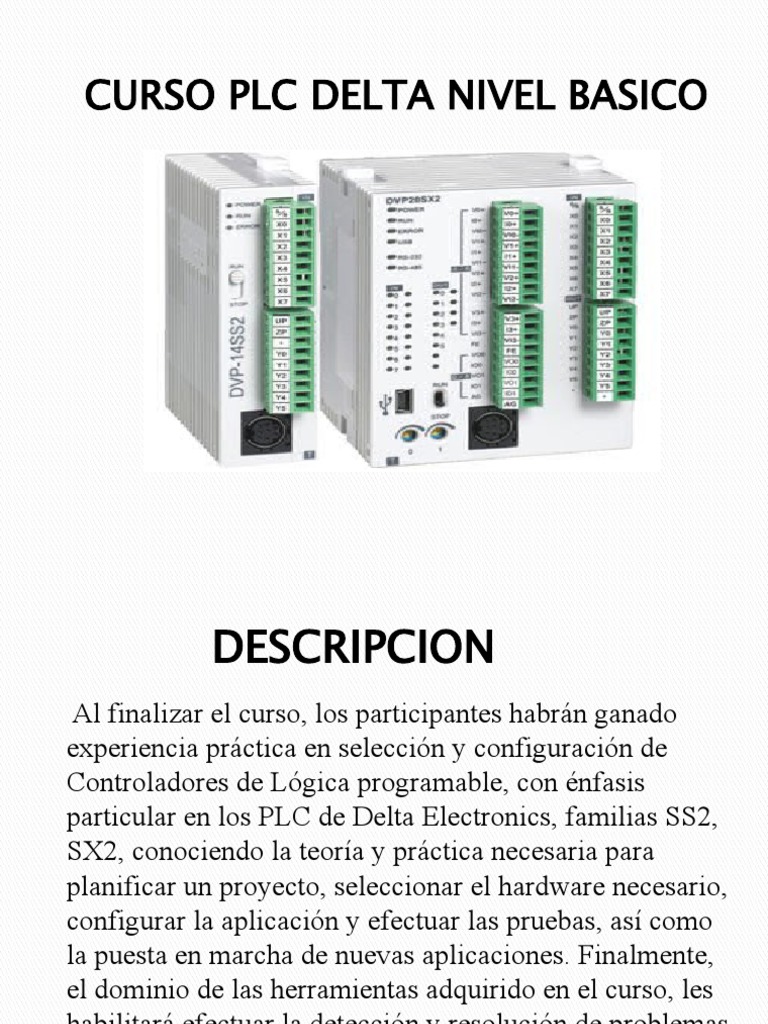 Curso Básico de PLC Delta Electronics | PDF | Microcontrolador ...