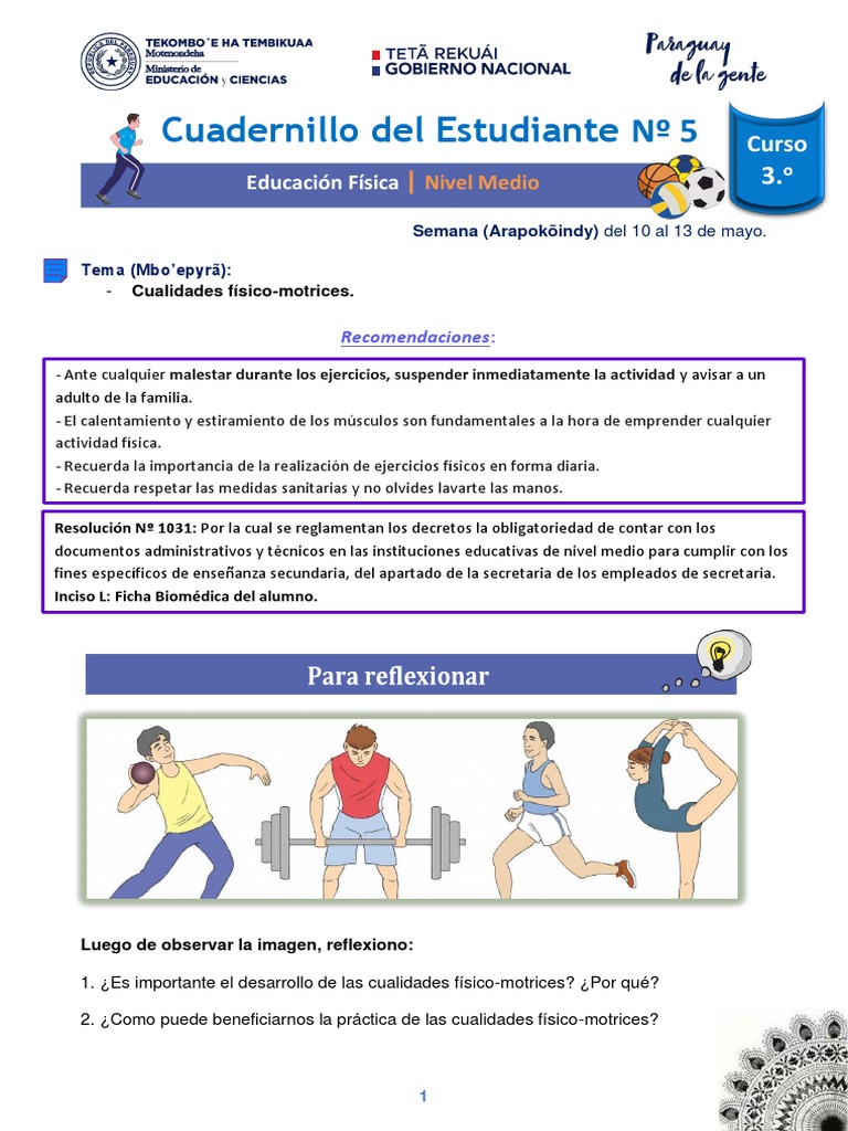 Capacidades Físico-Motrices Básicas | PDF | Coordinación motriz | Músculo esquelético