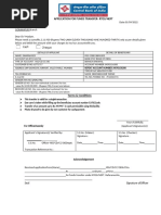 Indian Bank RTGS Form | PDF | Payments | Financial Services