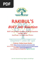 Preparation Summary For EEE Job Exams Taken by BUET | PDF | Modulation ...