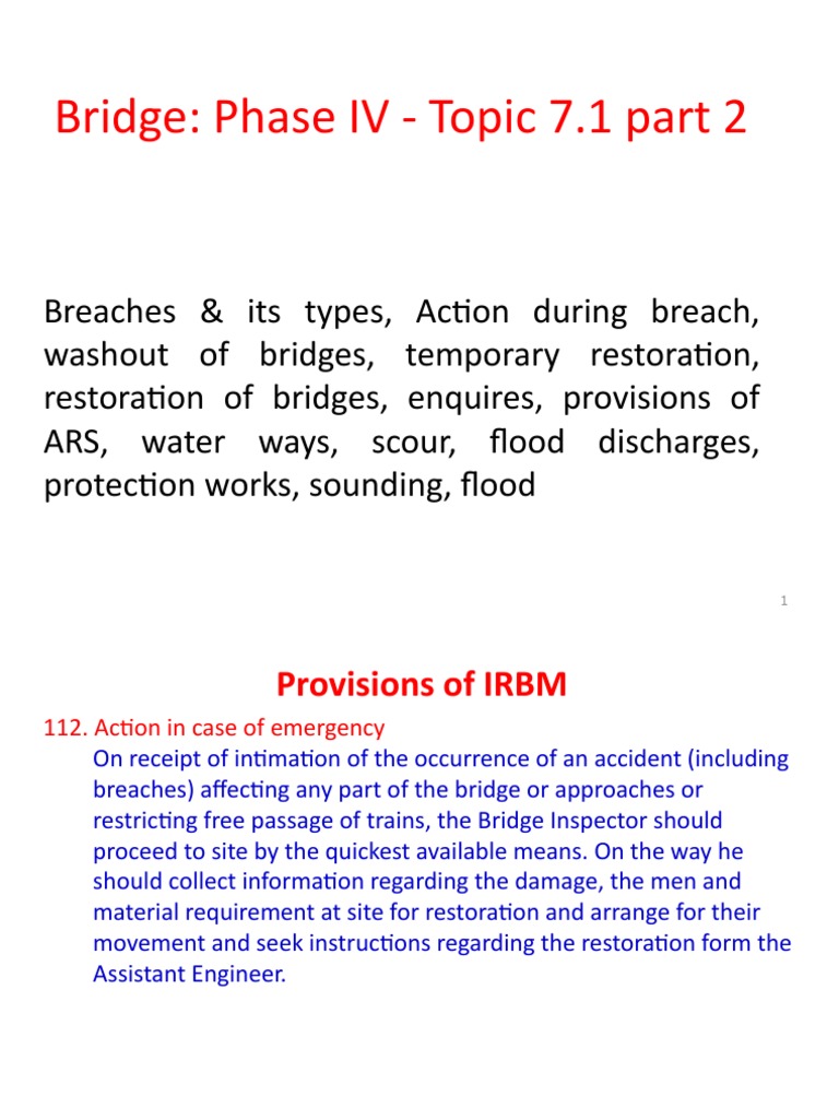BR - Phase IV 7.1 Part 2 Breaches | PDF | Rail Transport | Length