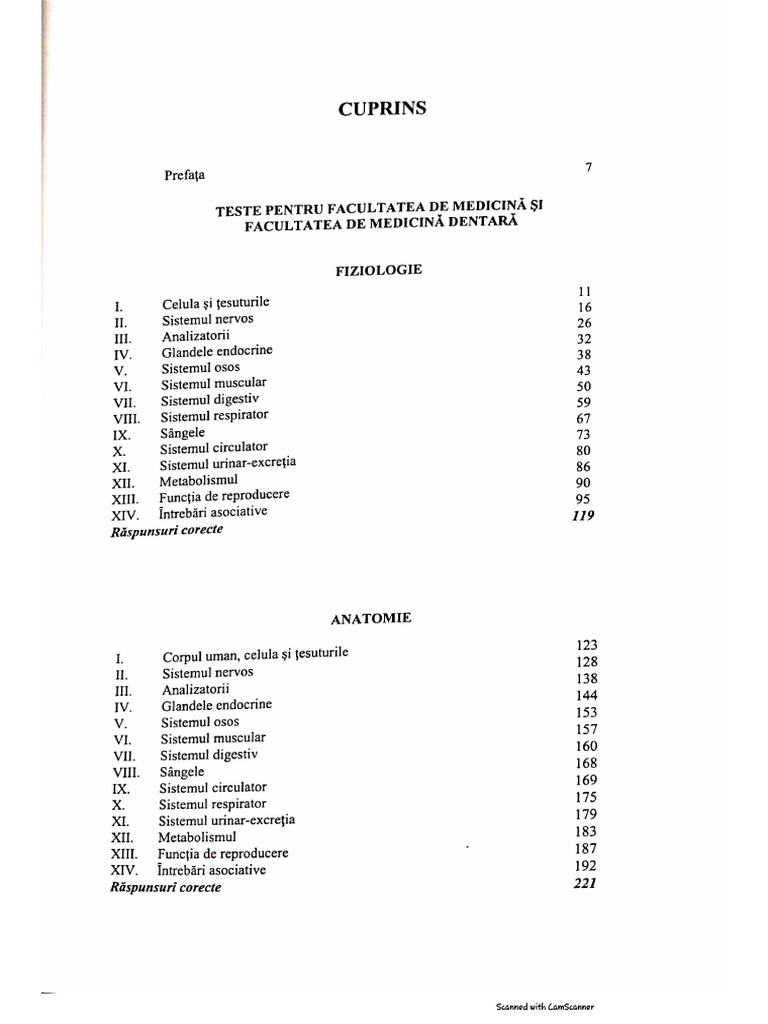 Culegere Biologie 2022 UMF Cluj-Napoca | PDF