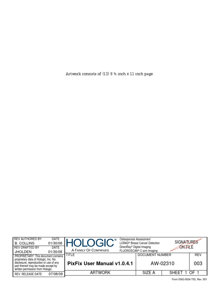 MAN-00883 Rev 003 PixFix User Manual | PDF | Computing | Software