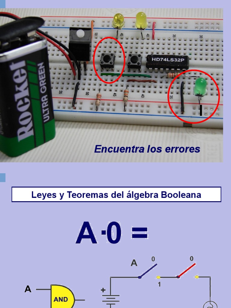 Leyes y Teoremas de Algebra de Boole | PDF | Álgebra de Boole ...
