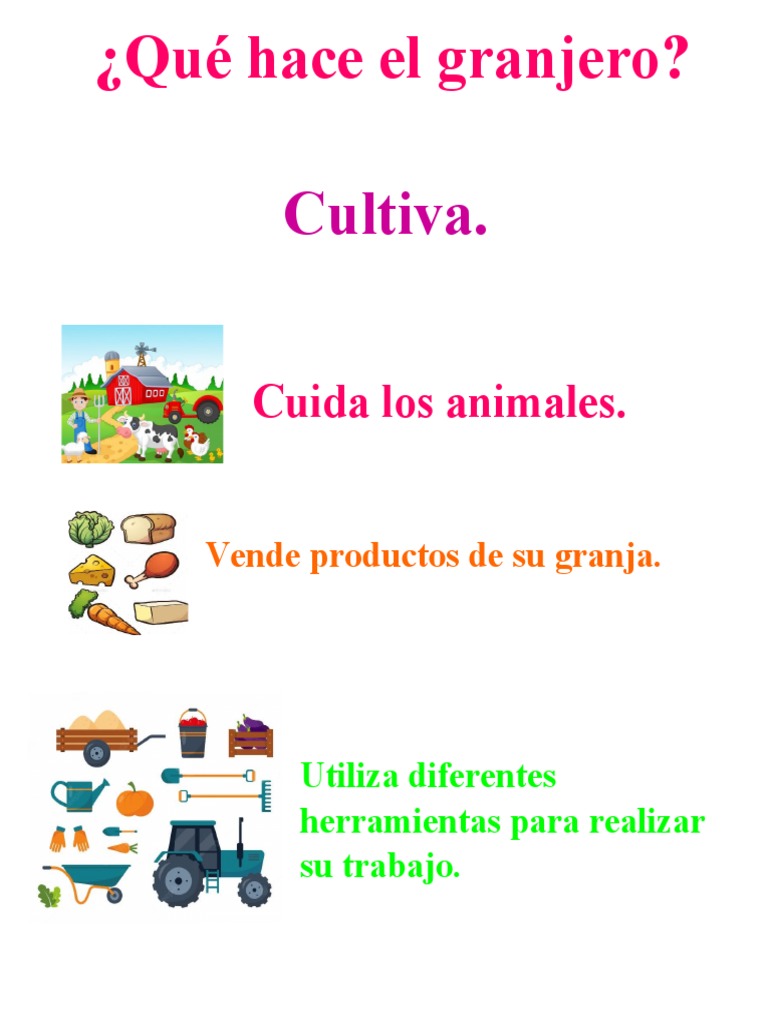 Que Hace El Granjero | PDF