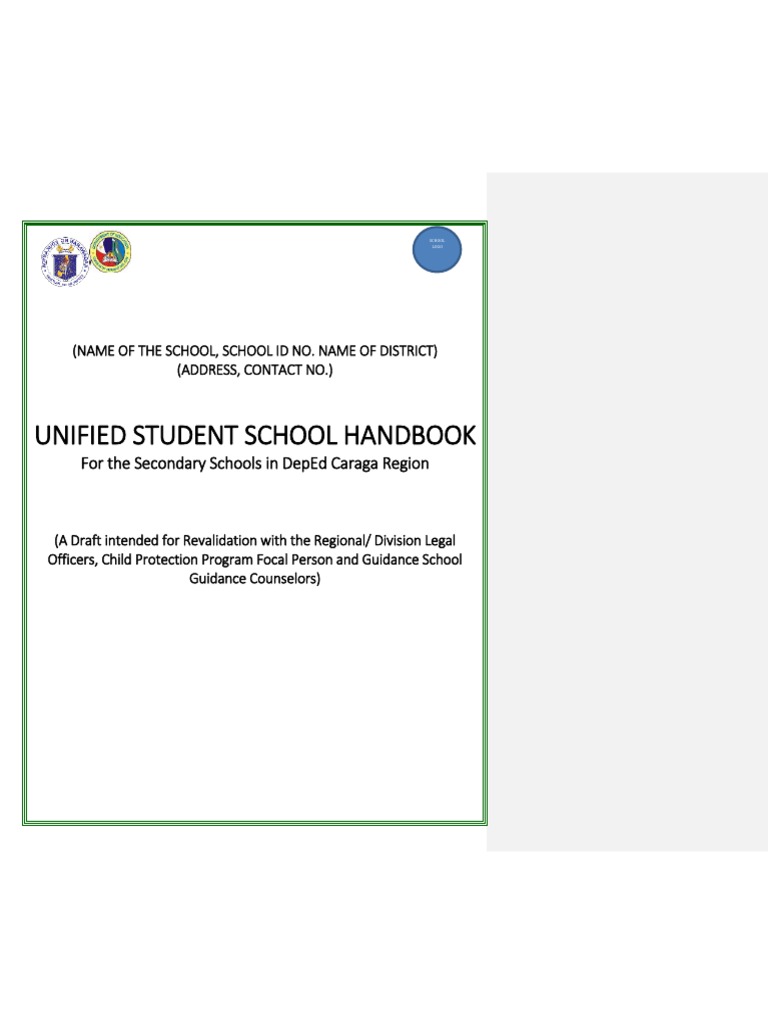 Unified Student School Handbook | PDF | Curriculum | Educational Assessment