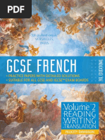 Essential French Phrases for Grade 9 | PDF | Grammatical Tense | Grammar