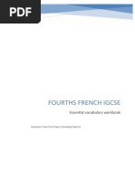 Year 9 French Revision Booklet | PDF