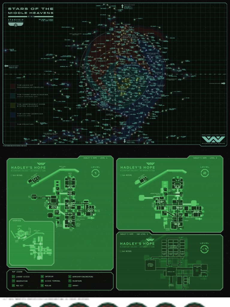 ALIEN RPG - Maps and Markers Pack (2019) | PDF