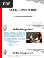 180 OILS Feedback | PDF