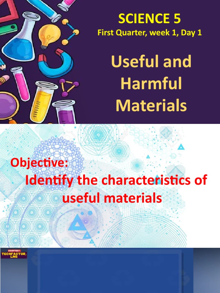 Useful vs. Harmful Materials in Science | PDF