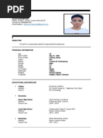 Example Application Letter For Work Immersion | PDF | Behavior Modification | Cognition