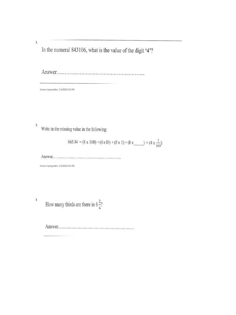 Speed and Accuracy Test | PDF