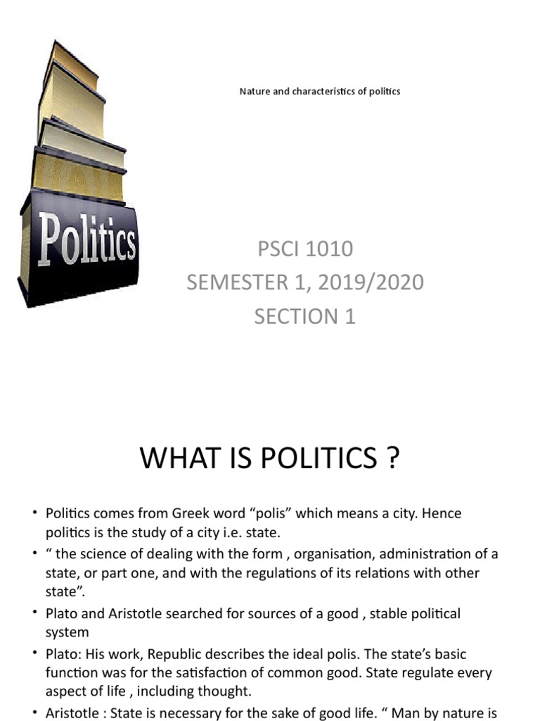 1 Nature and Characteristics of Politics | PDF | Malaysia | System