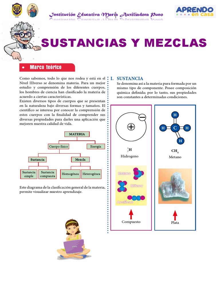 Sustancia y Mezcla | PDF | Elementos químicos | Compuestos químicos