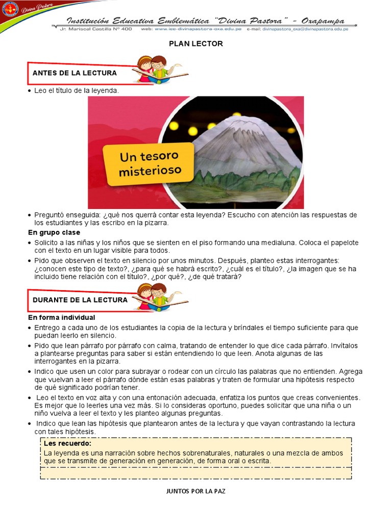 FICHA DEL Plan Lector 10-08-2022 | PDF | Hans Christian Andersen | Rosa