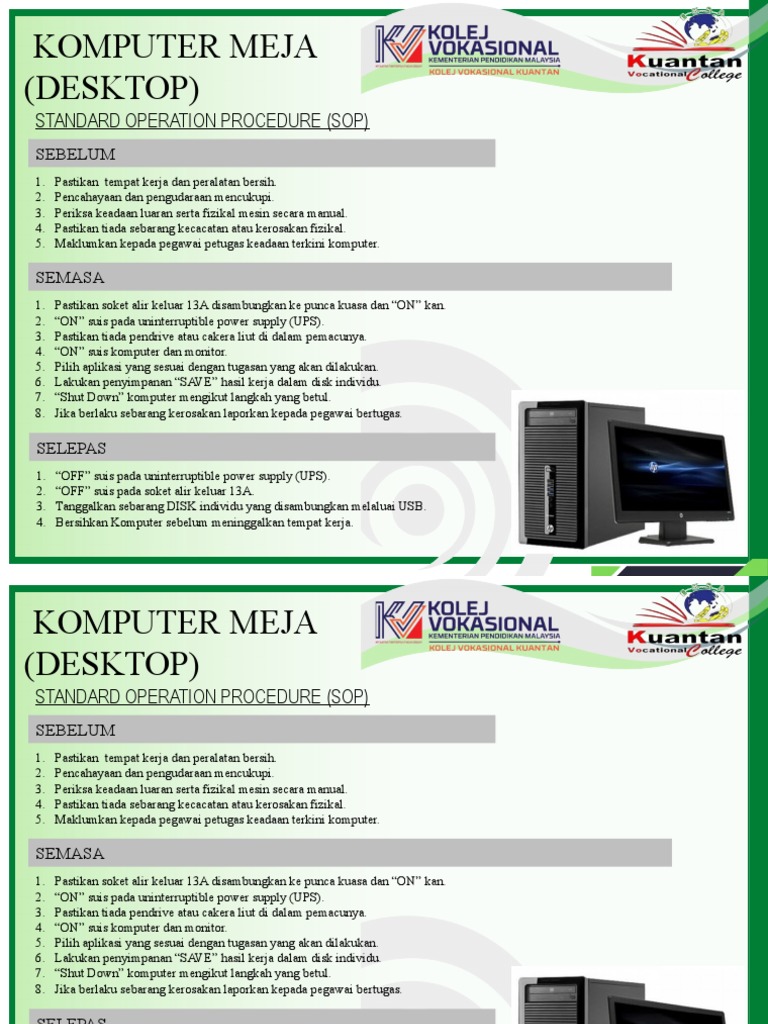 Sop 5s Komputer | PDF
