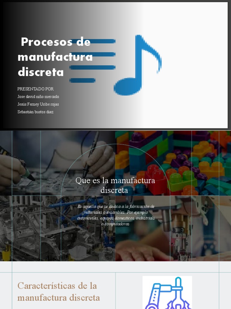Procesos de Manufactura Discreta | PDF | Economias | Business