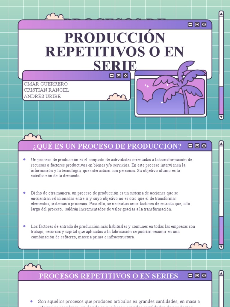 Procesos de Producción Repetitiva | PDF | Economias | Business