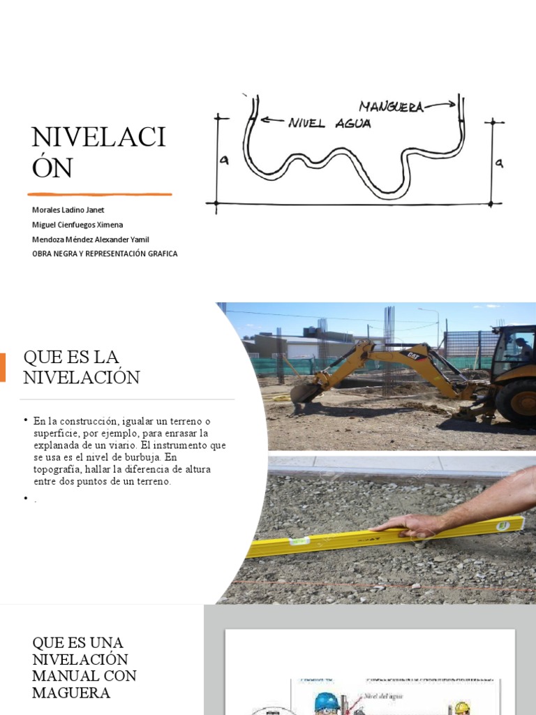 Nivelación de Terreno con Manguera | PDF
