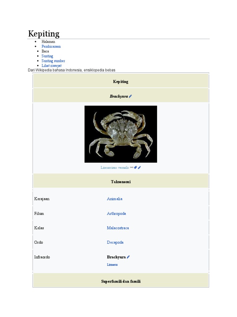 Kepiting | PDF