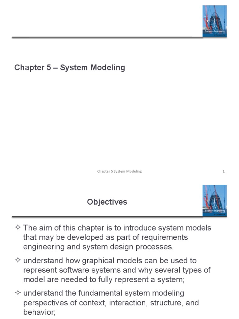 Chapter 5 System Modeling 1 | Download Free PDF | Class (Computer Programming) | Use Case