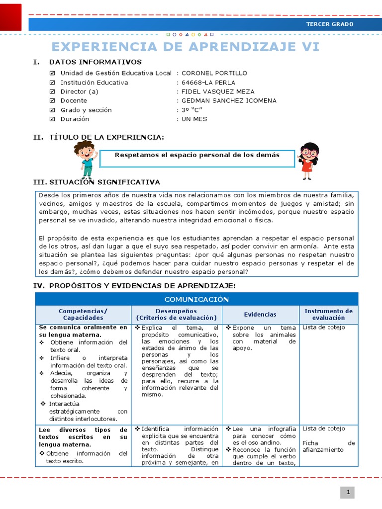 Experiencia de Aprendizaje VI | PDF | Evaluación | Biodiversidad