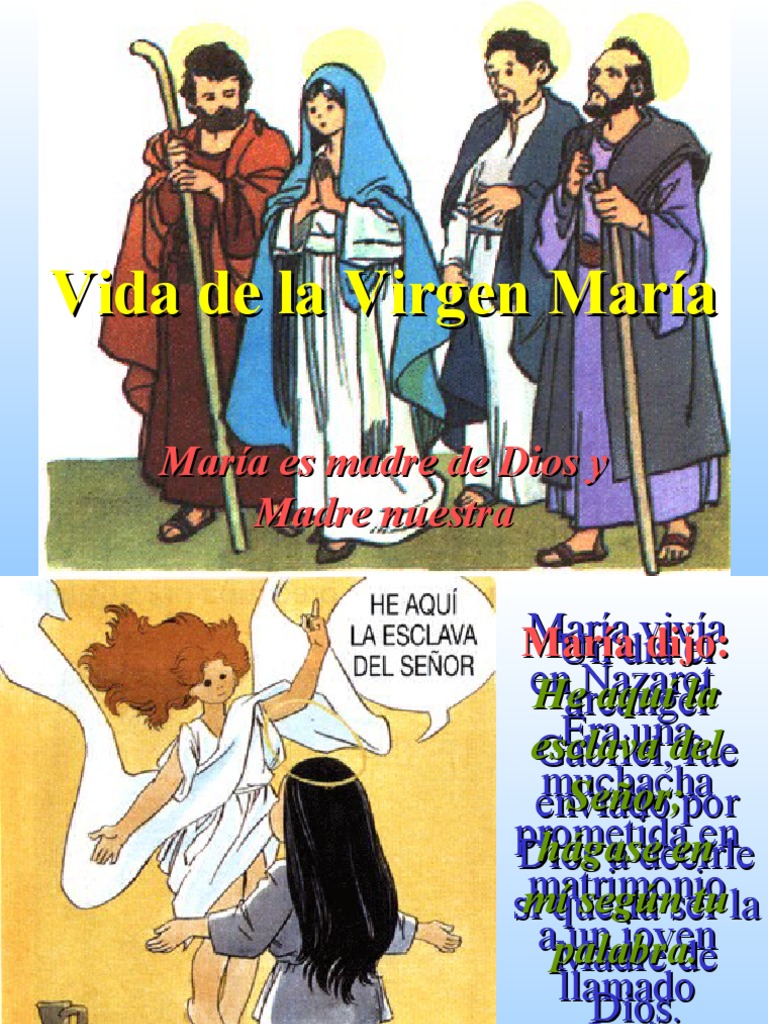La Vida de La Virgen María | PDF | María, madre de Jesús | Jesús