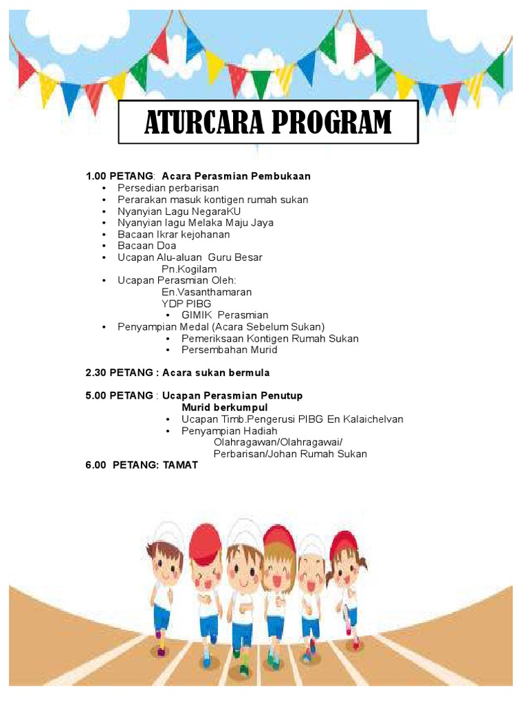 Buku Program Sukan | PDF