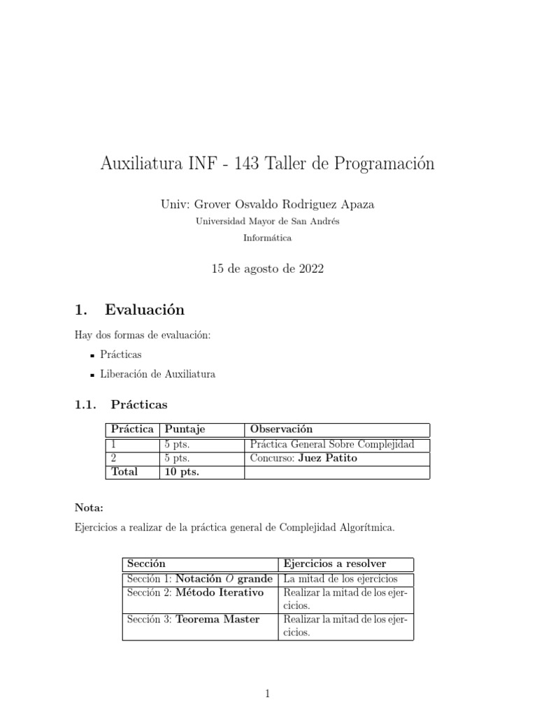 Evaluacion Inf-143-B Ii-2022 | PDF
