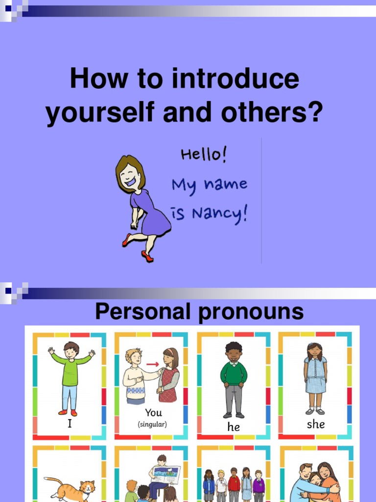 Week 1 - Introduce Yourself and Others | PDF