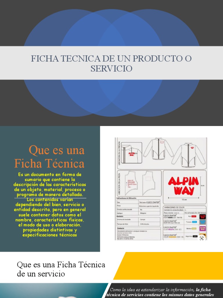 Ficha Tecnica de Productos | PDF | Producto (Negocio) | Business