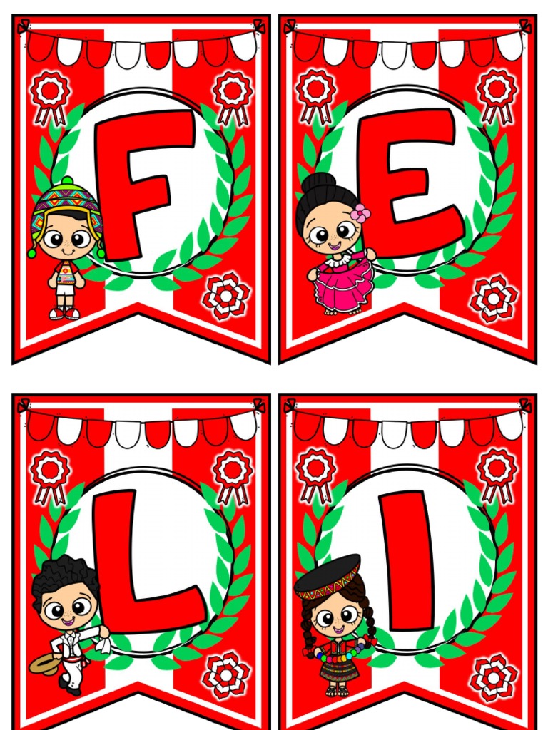 PDF Banderines Imprimibles | PDF