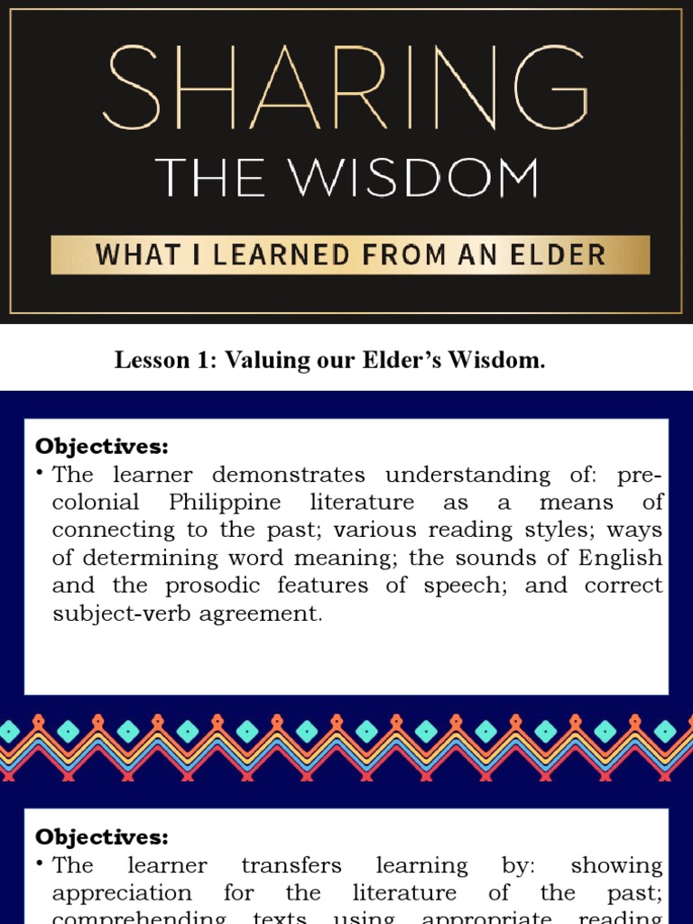 q1 - l1 - Words of Wisdom | PDF | Proverb | Wisdom