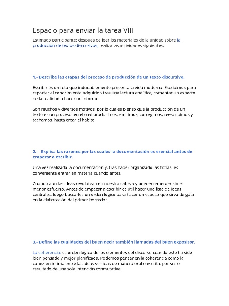 Espacio para Enviar La Tarea VIII Espanol | PDF | Sociedad | Science