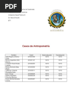 Estimación de peso: Fórmulas Chumlea y Rabito | PDF