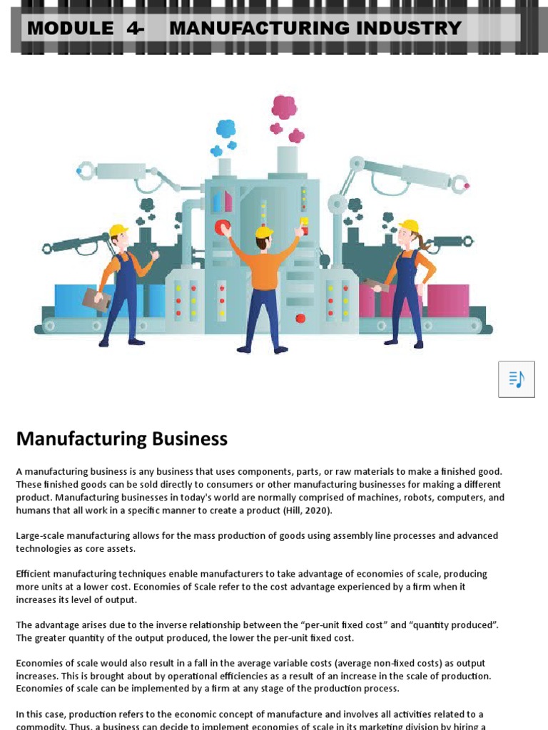 Impact of Globalization on PH Manufacturing | PDF | Economies Of Scale ...