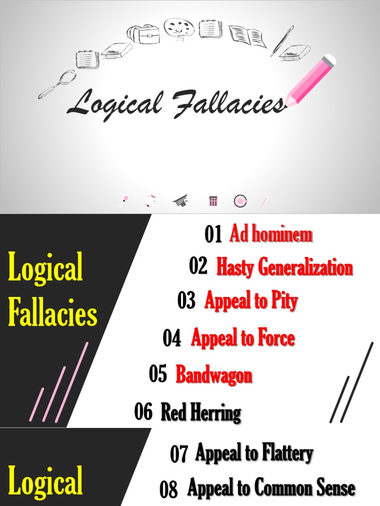 Logical Fallacies Canvas Presentation For Students-1 | PDF | Fallacy ...