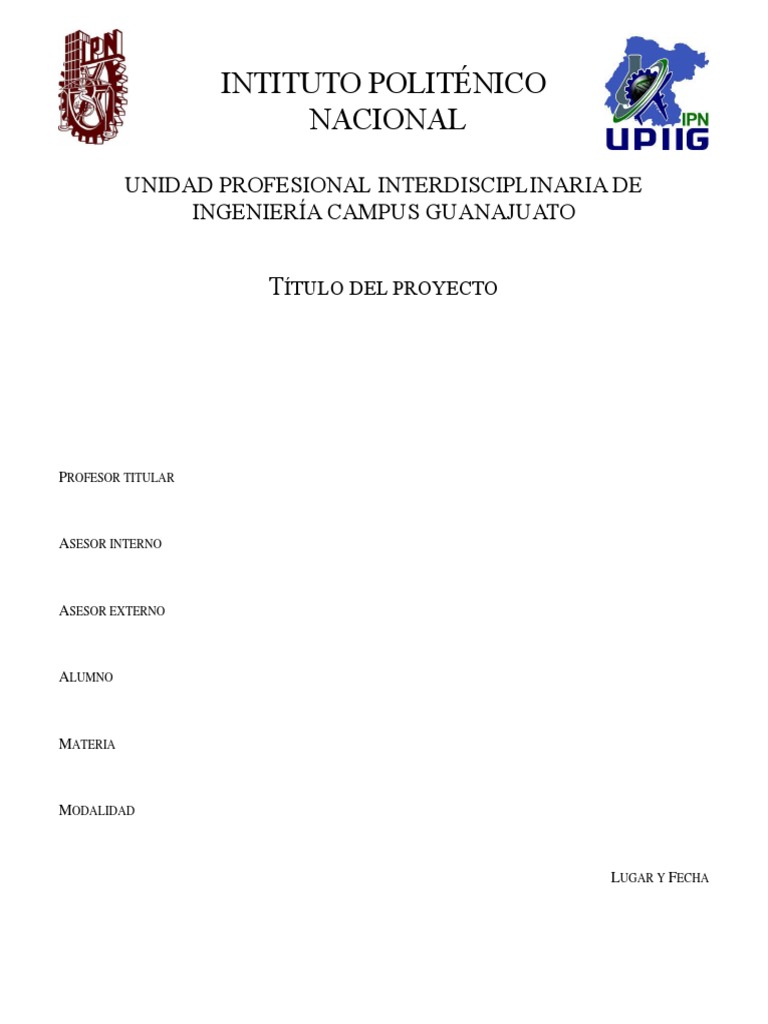 1template Portada y Documento Escrito Formato IEEE PI | PDF | Microsoft ...