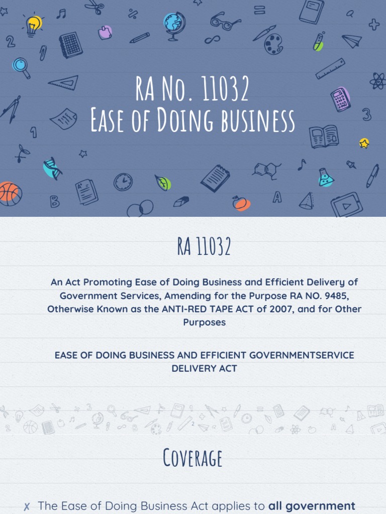 EODB | PDF | Business | Legal Liability