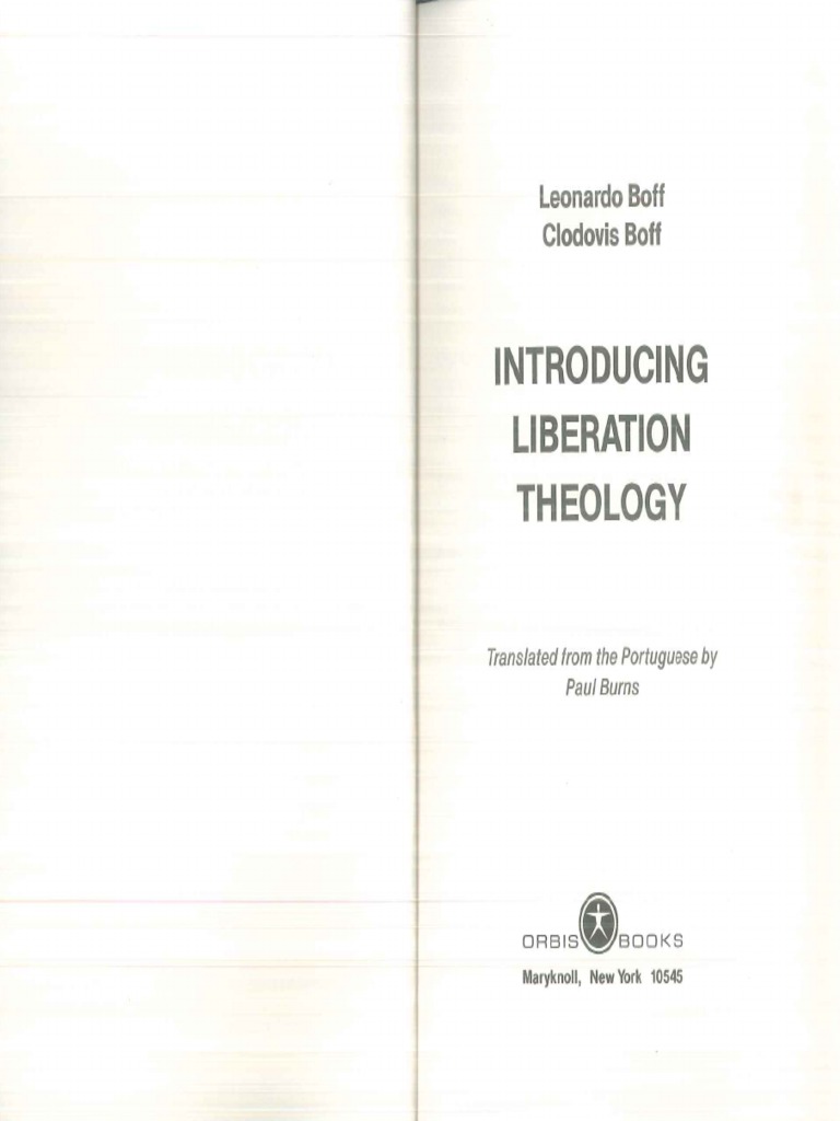 Boff - Introducing Liberation Theology | PDF