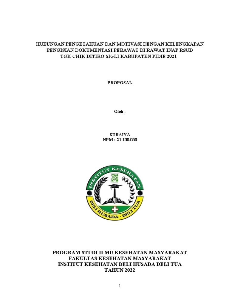 PROPOSAL RM | PDF | Pengembangan Diri