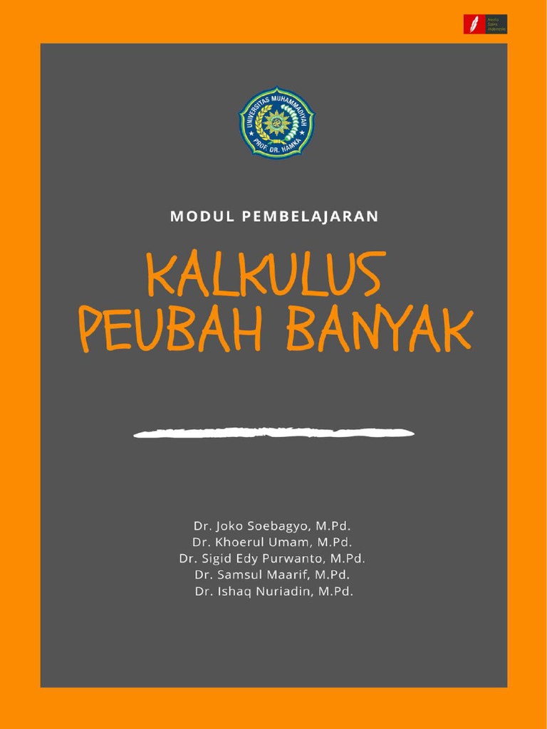 Modul Pembelajaran Kalkulus Peubah Banyak Dikompresi Pdf