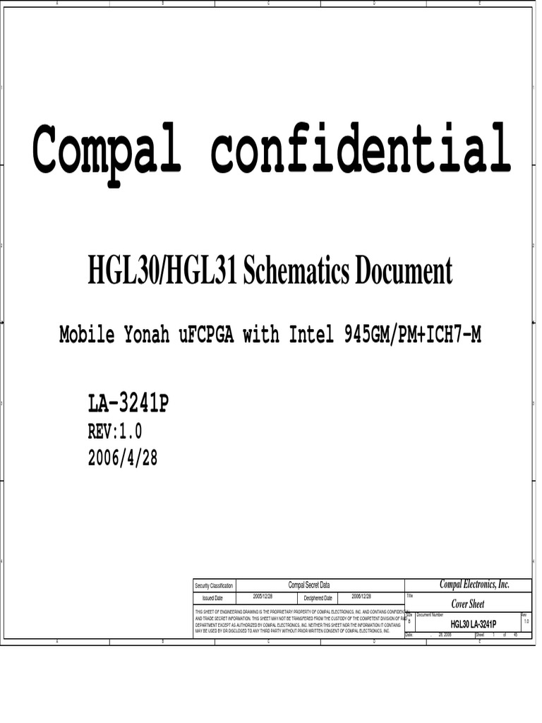 Compal La-3241p | PDF | Computer Architecture | Information And Communications Technology