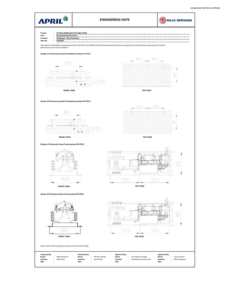 Engineering Note 142-P011 | PDF