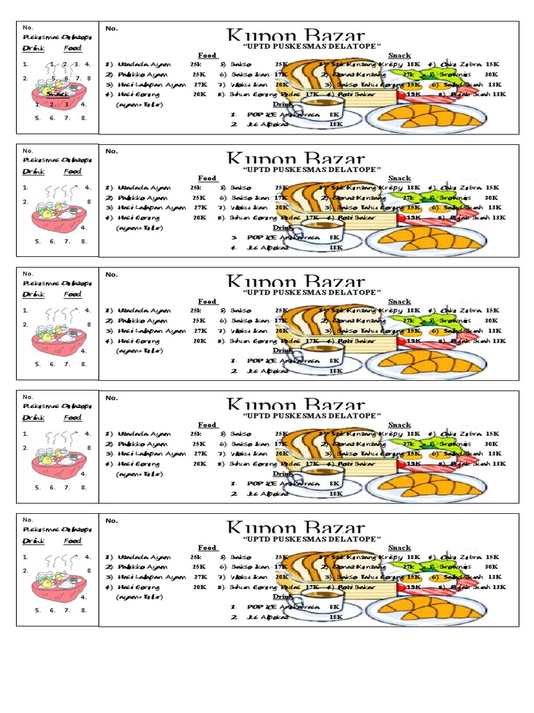 Kupon Bazar | PDF | Memasak, Makanan, & Anggur