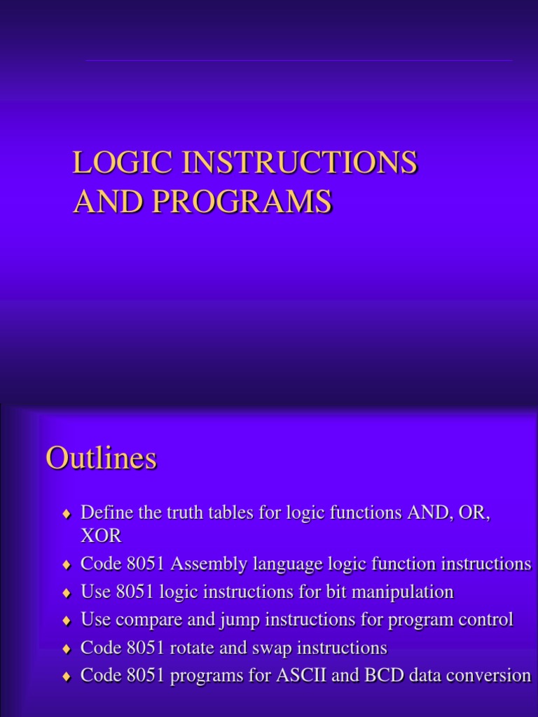 Struction Set 8051 Pdf Binary Coded Decimal Subtraction