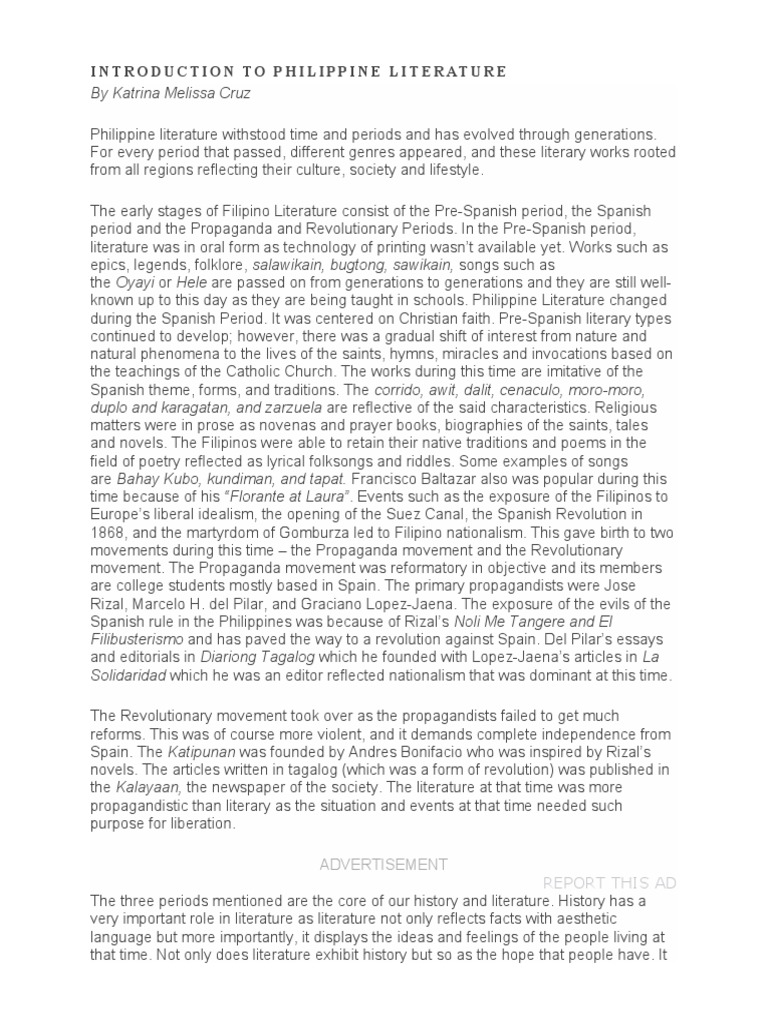 INTRODUCTION TO PHILIPPINE | PDF